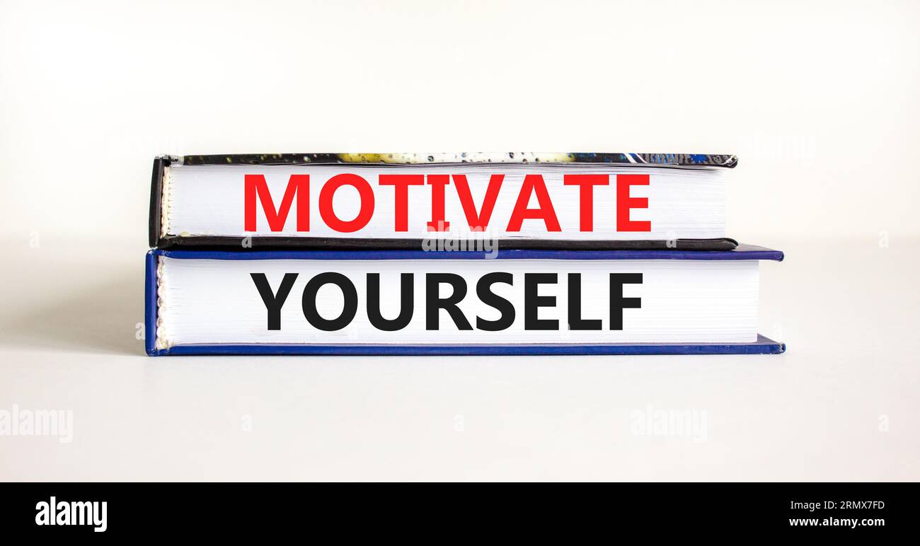 Motivate yourself symbol. Concept words Motivate yourself on beautiful ...
