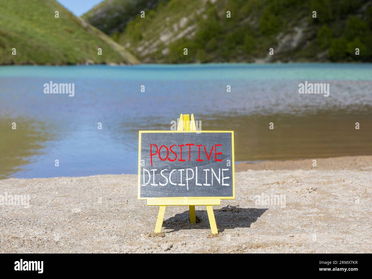 Positive discipline symbol. Concept words Positive discipline on black ...