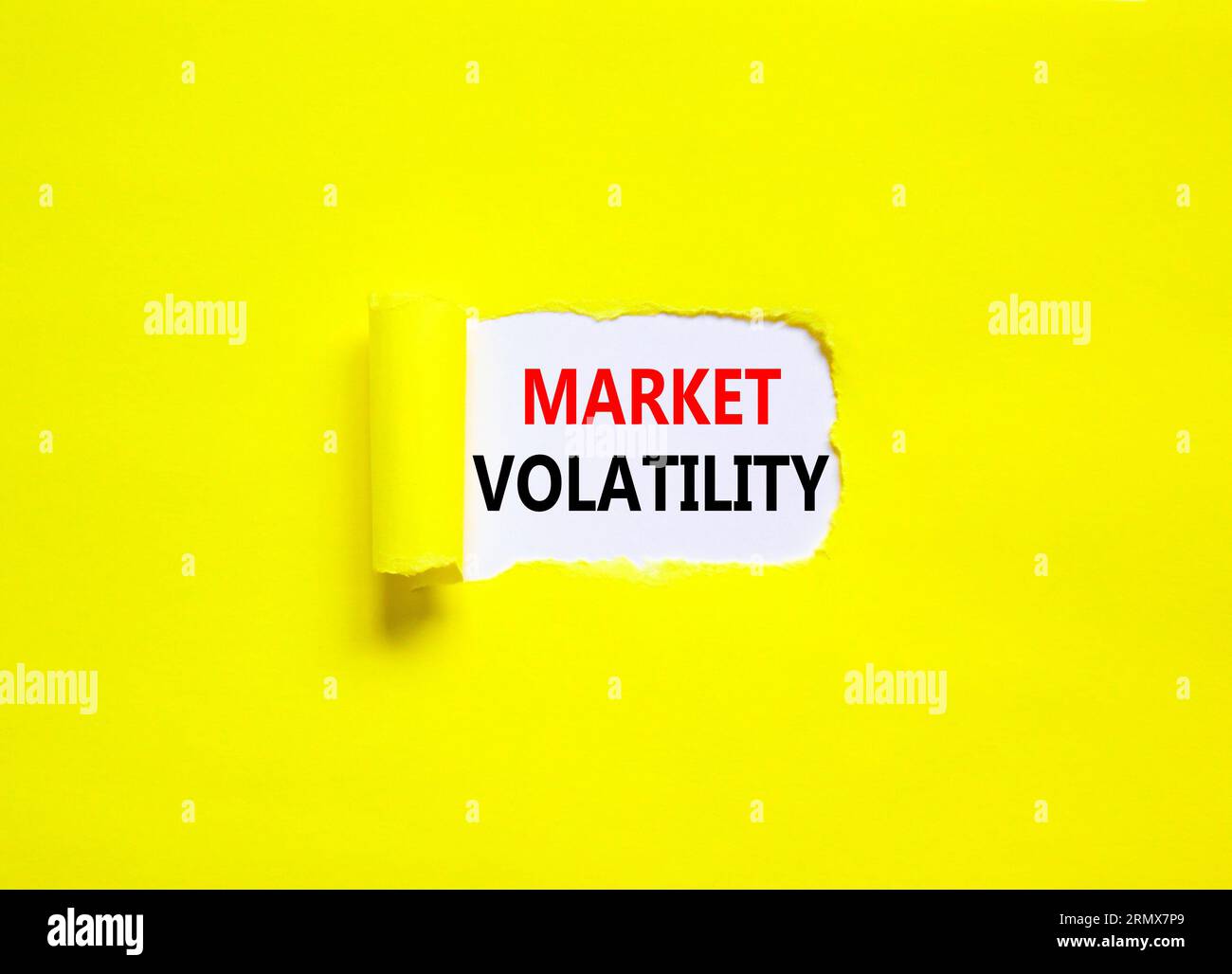 Market volatility symbol. Concept words Market volatility on beautiful ...