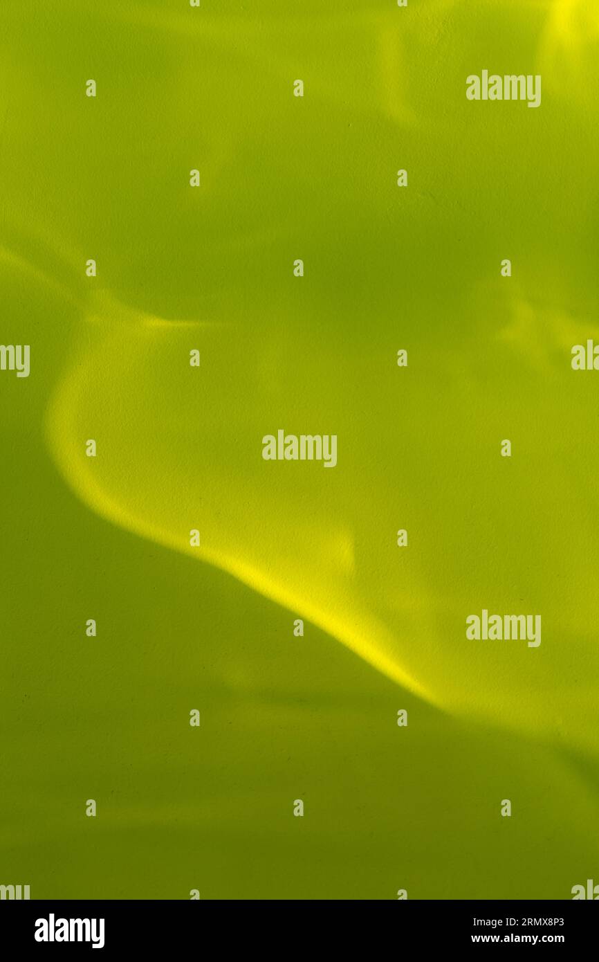 Green light shadow overlay background. Underwater effect image mockup ...