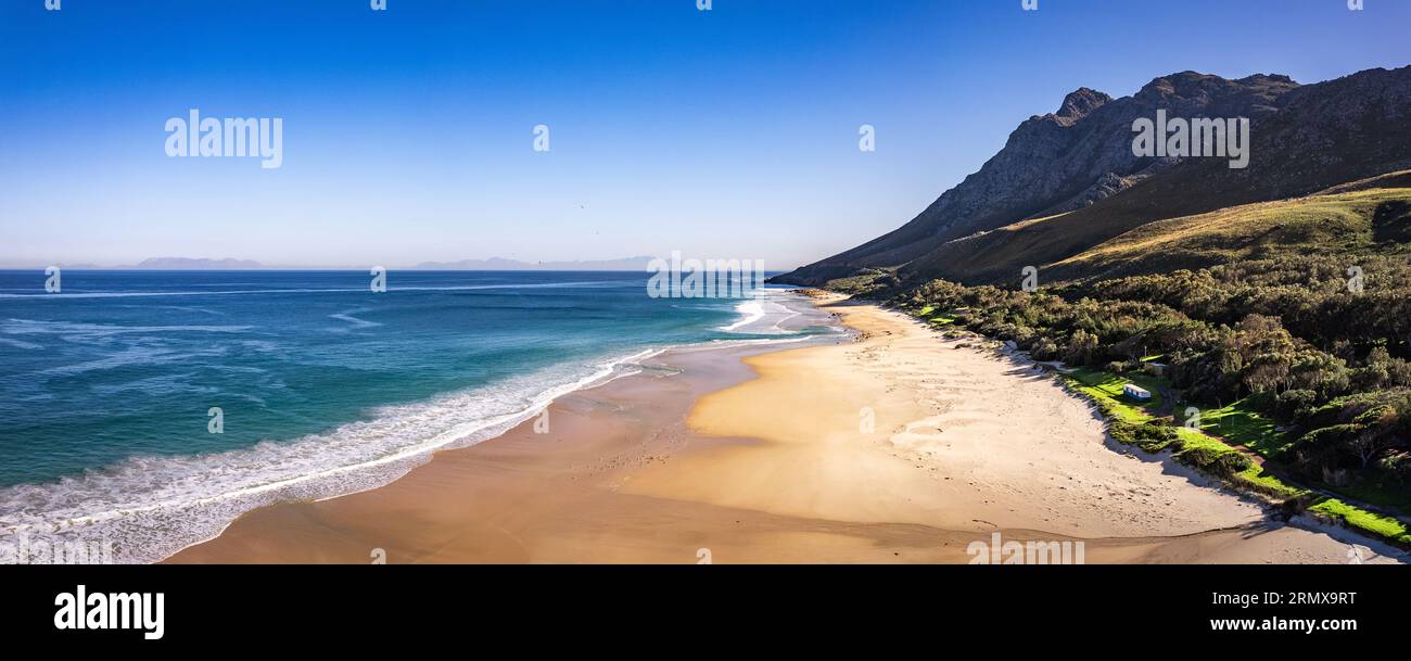 Aerial view of Kogel Bay in Western Cape Province in South Africa Stock ...