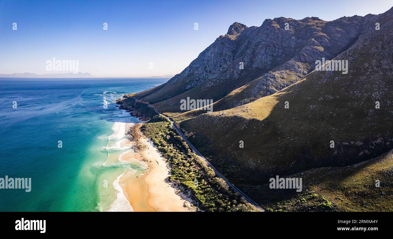 Aerial view of Kogel Bay in Western Cape Province in South Africa Stock ...