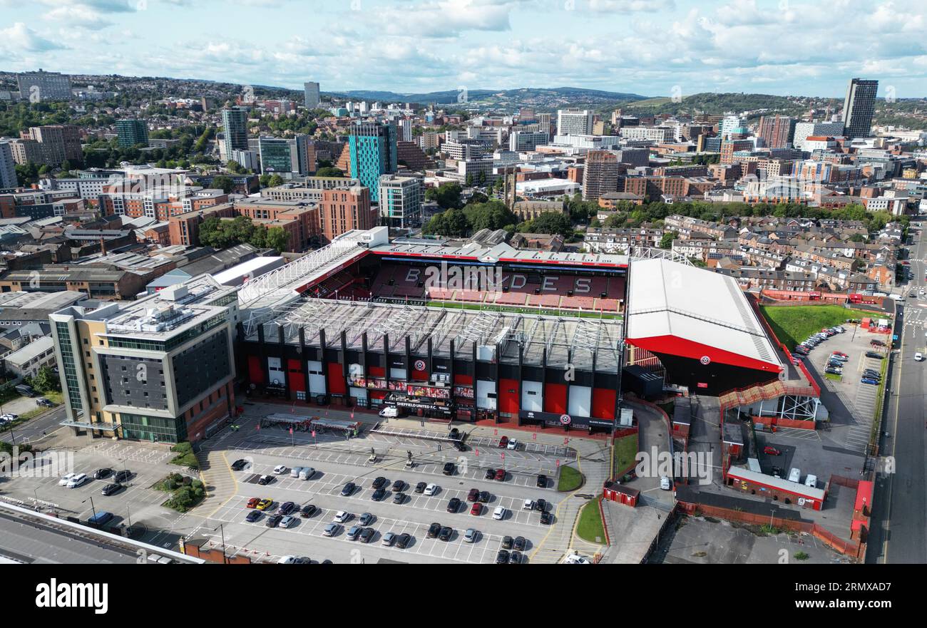 Bramall lane aerial hi-res stock photography and images - Alamy