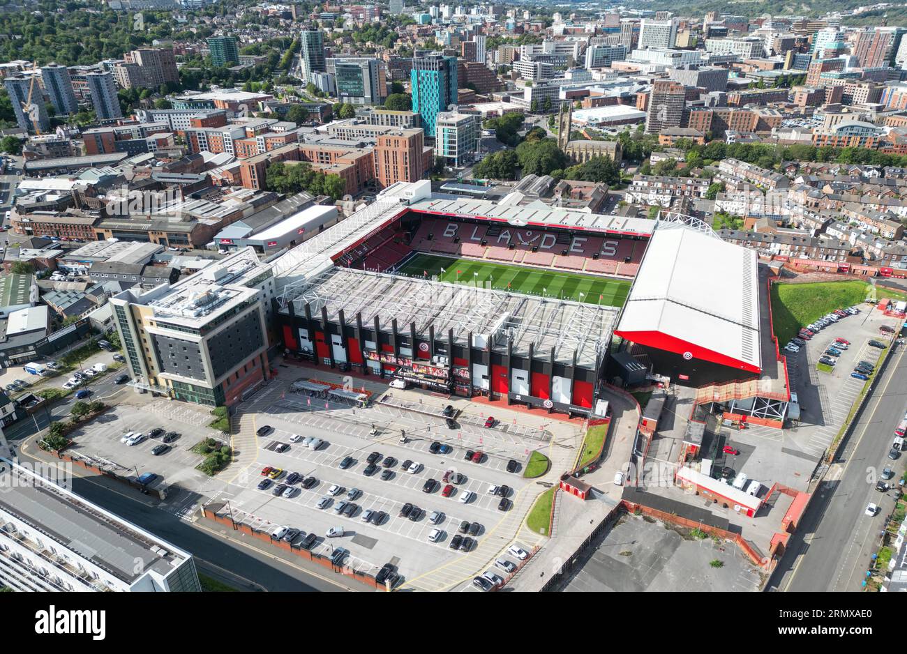 Bramall lane aerial hi-res stock photography and images - Alamy
