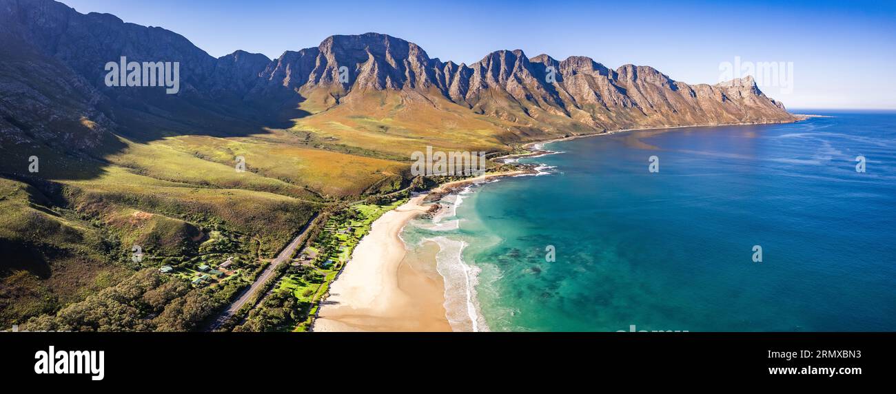 Aerial view of Kogel Bay in Western Cape Province in South Africa Stock ...