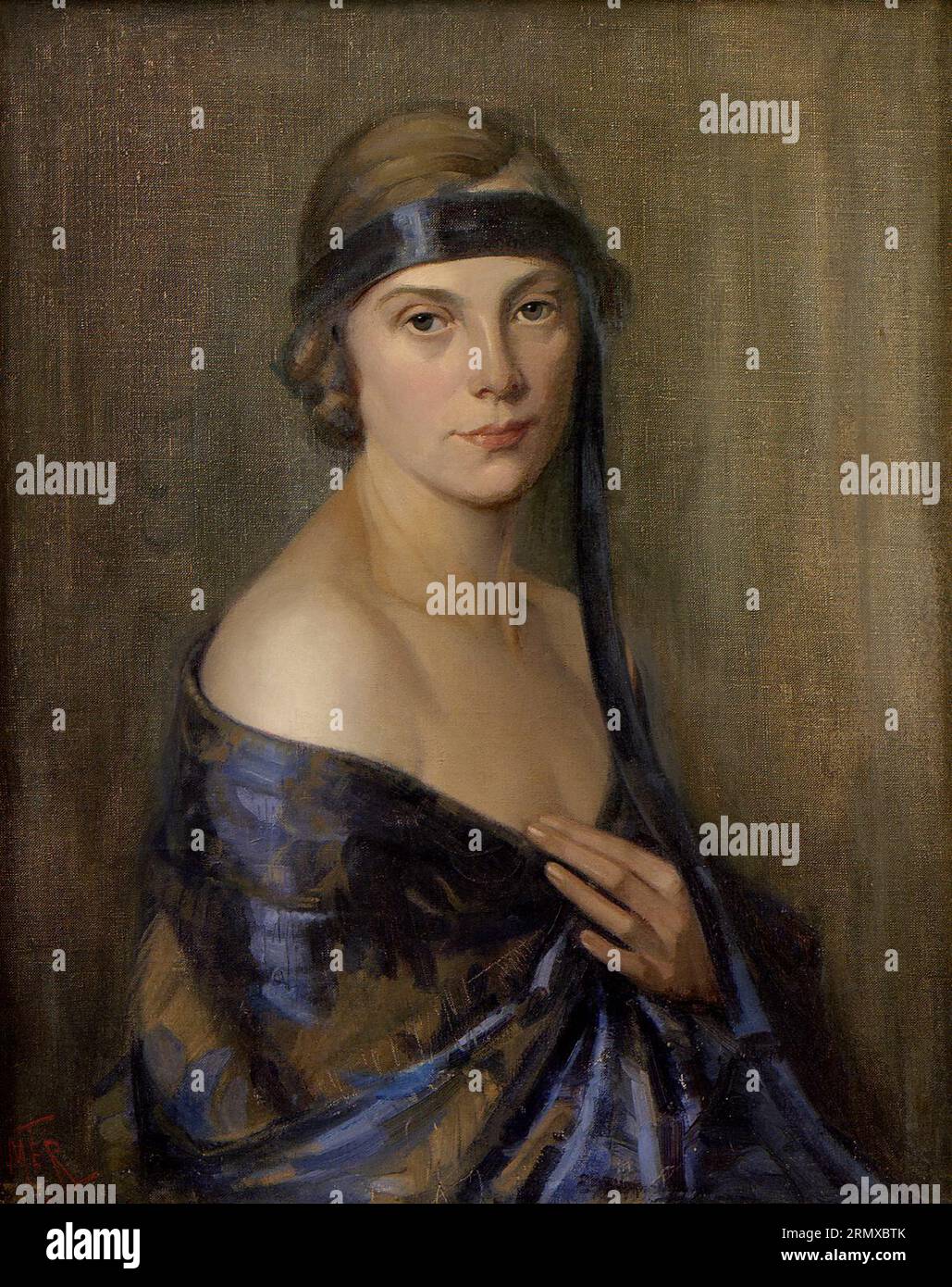 The blue ribbon circa 1927 by Mary Elizabeth Tripe Stock Photo - Alamy