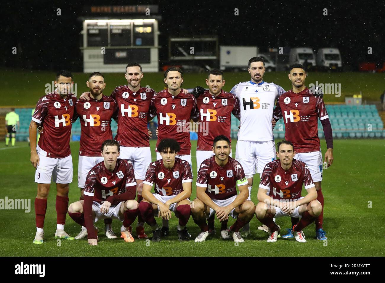 Sydney, Australia. 30th Aug, 2023. APIA Leichhardt FC poses for a teams ...