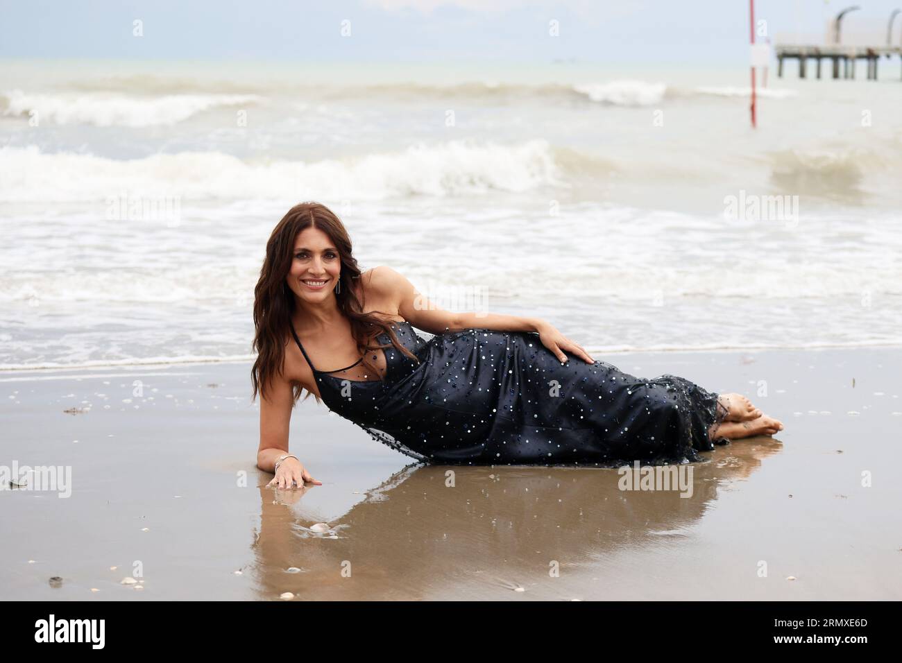 VENICE, ITALY - Aug 29: Patroness of the festival Caterina Murino poses ...