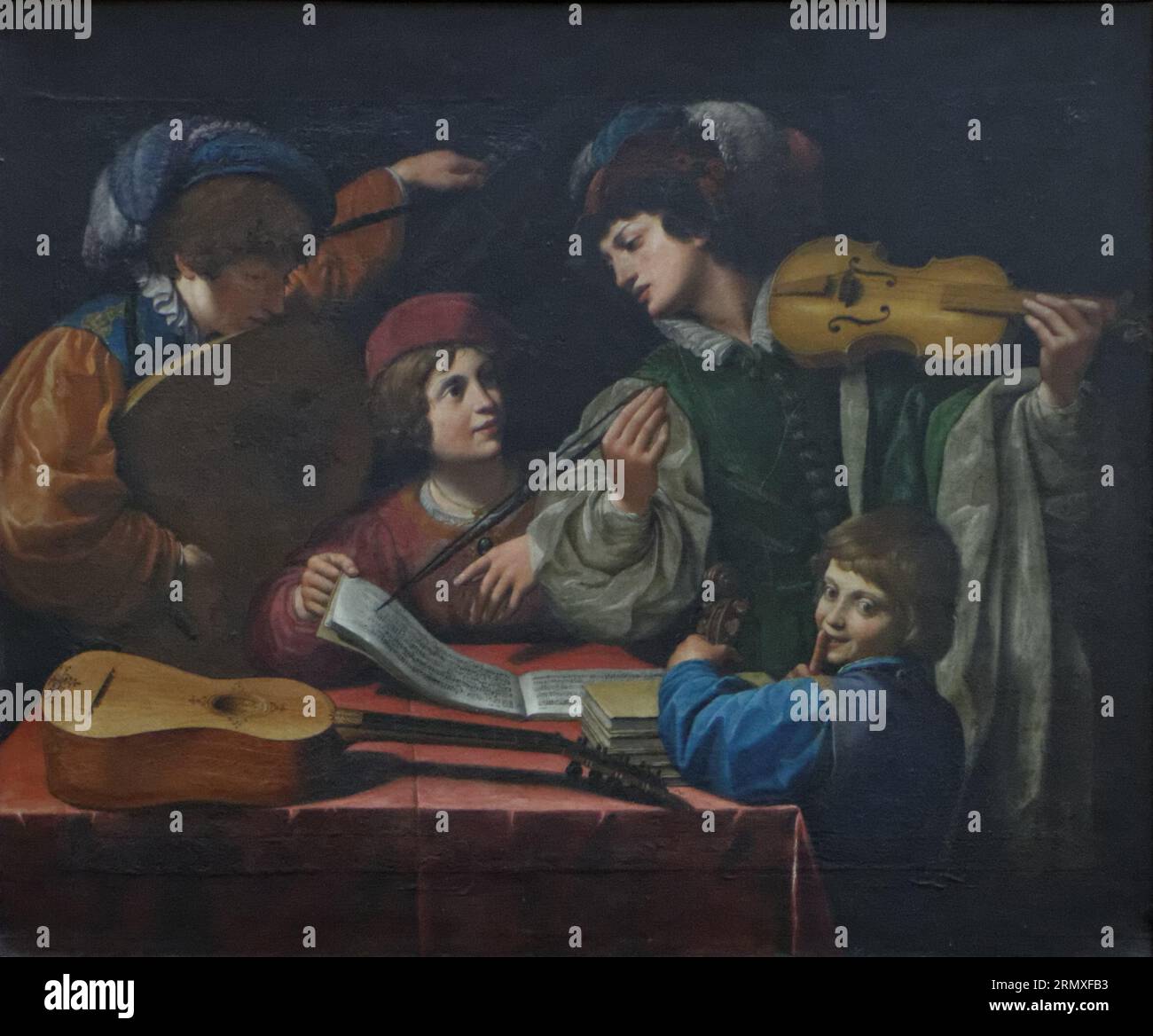 Concert 1610s by Leonello Spada Stock Photo - Alamy