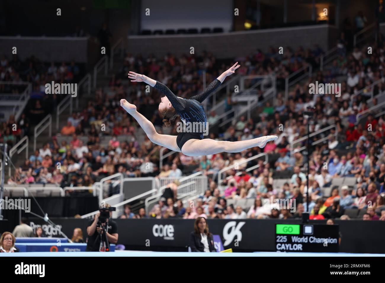 San Jose, California. 27th Aug, 2023. August 27, 2023: Gymnast Dulcy ...