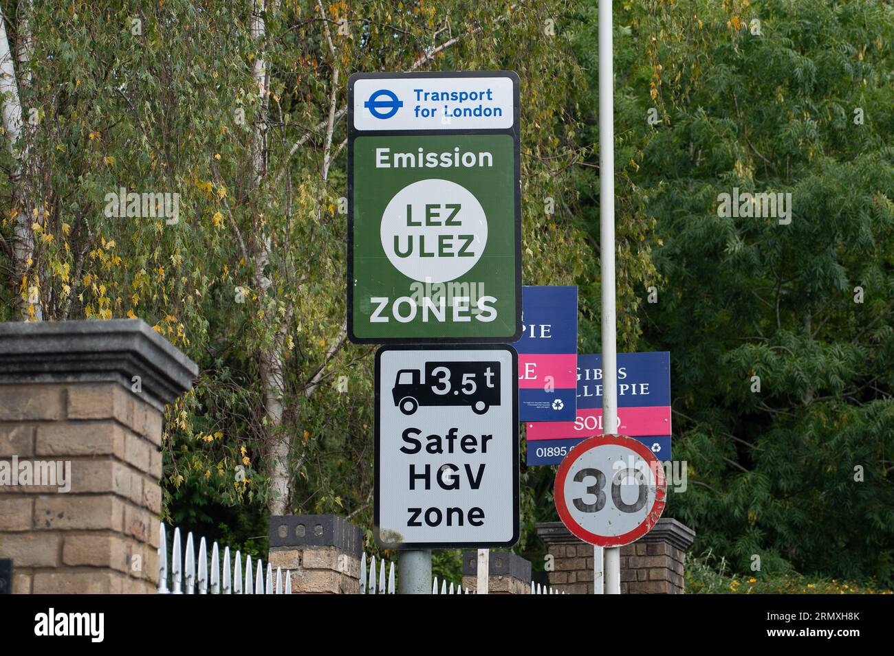Harefield, London Borough of Hillingdon, UK. 30th August, 2023. A ...