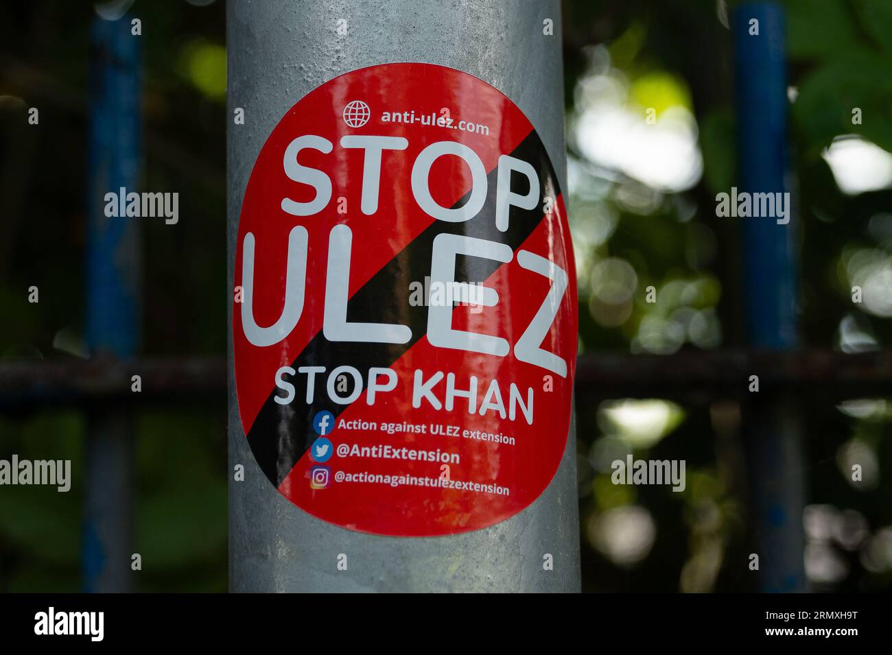 Harefield, London Borough of Hillingdon, UK. 30th August, 2023. A Stop ...