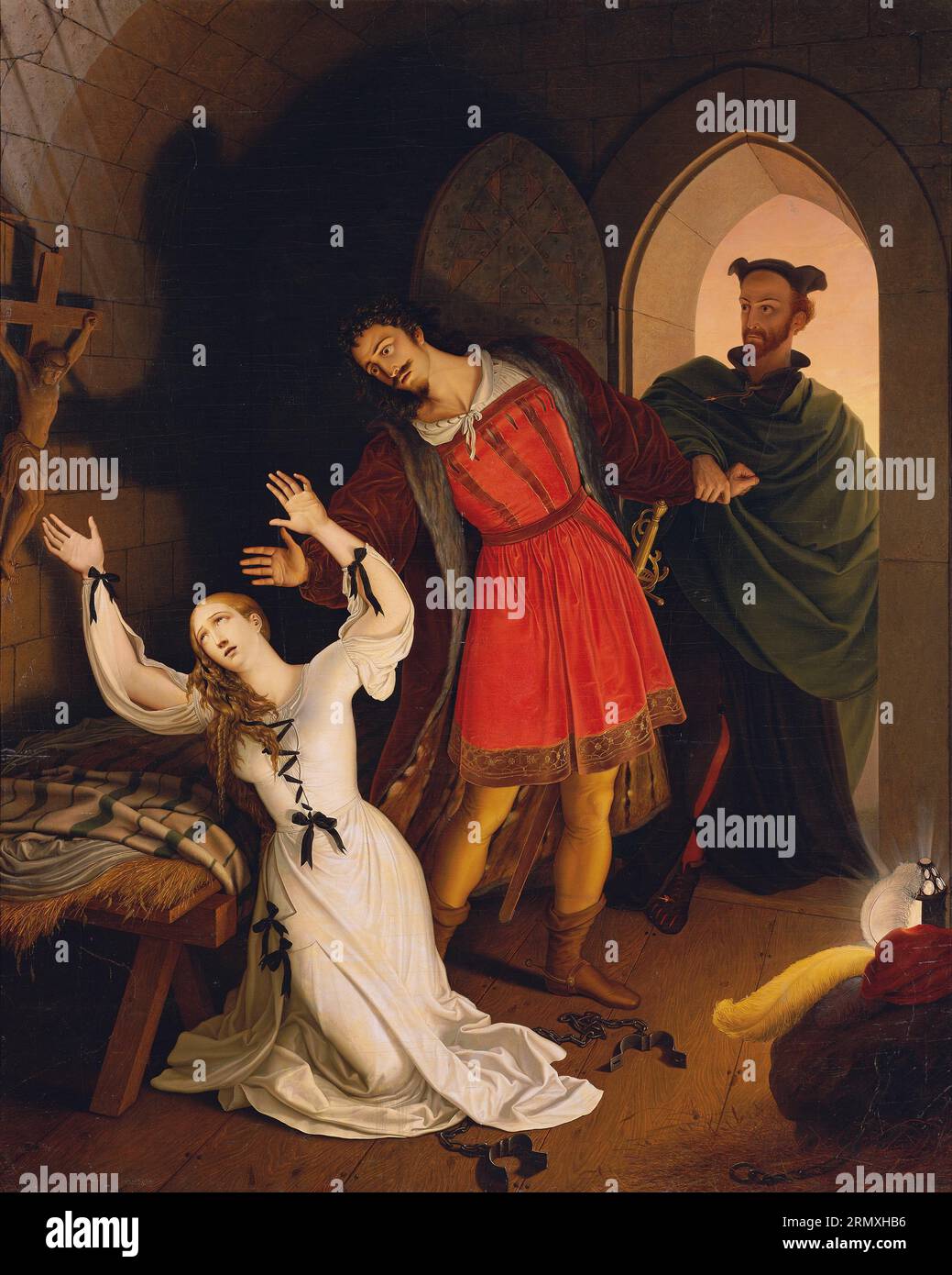 Faust und Gretchen im Kerker 1833 by Ludwig Ferdinand Schnorr von ...