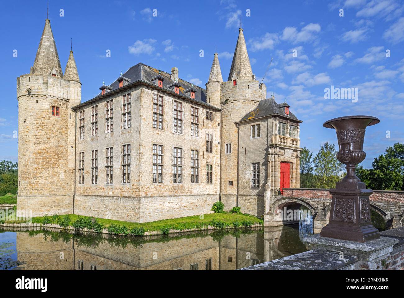 Kasteel van Laarne, medieval 14th -17th century moated castle near ...