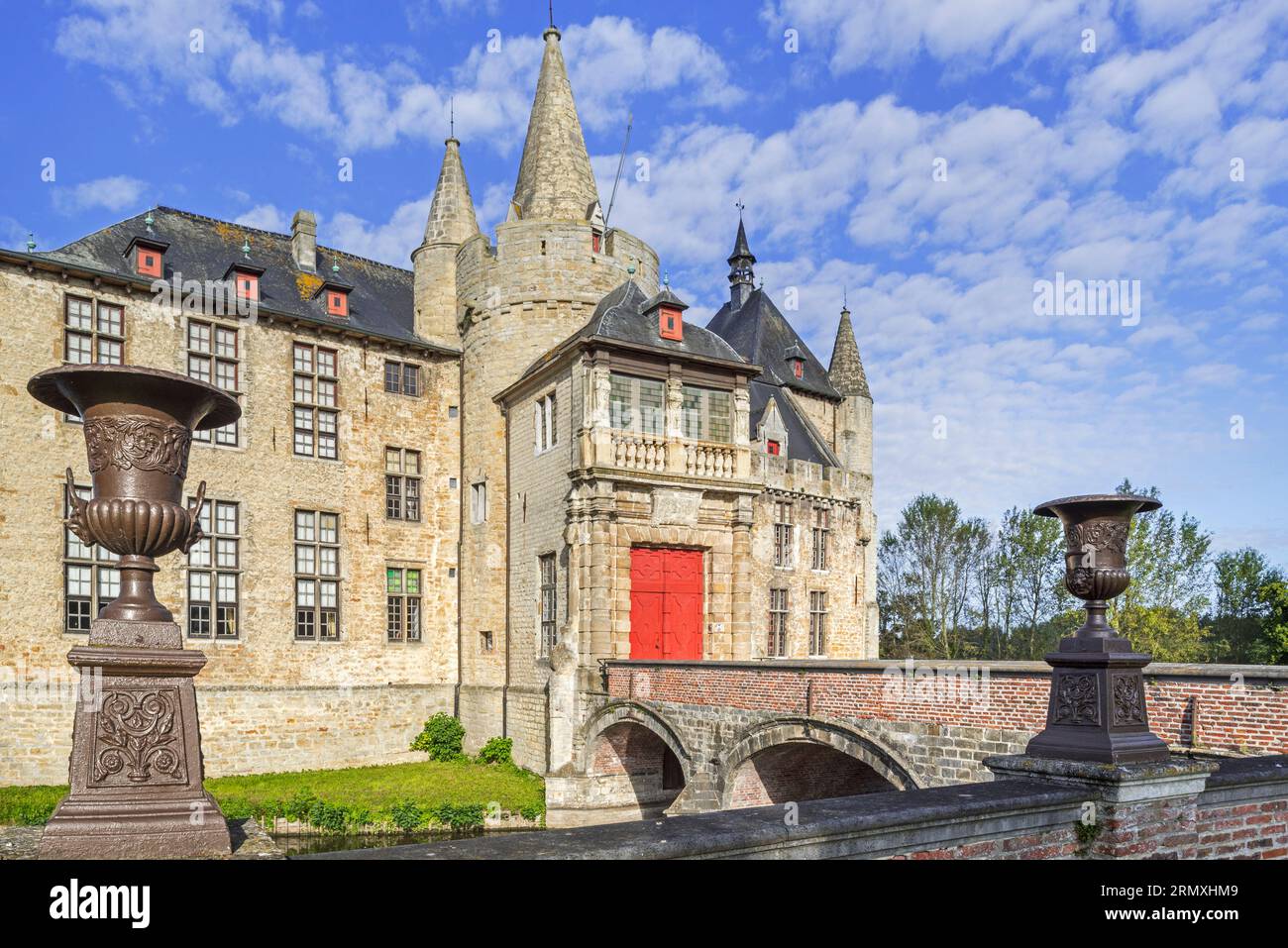 Kasteel van Laarne, medieval 14th -17th century moated castle near ...