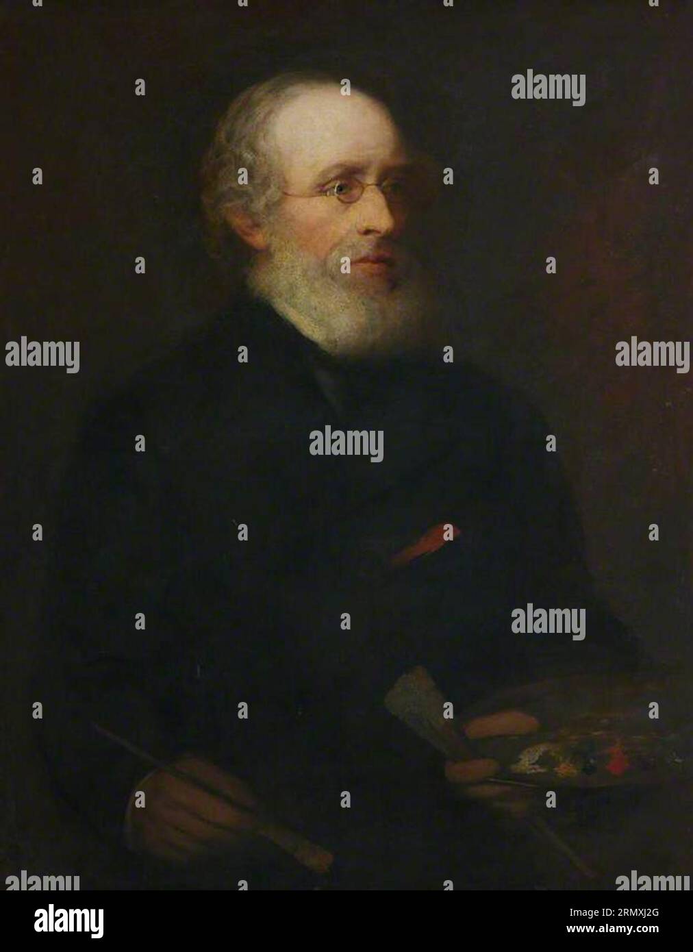 John Maclaren Barclay, 1811 - 1886. Artist (Self-portrait) circa 1870 ...