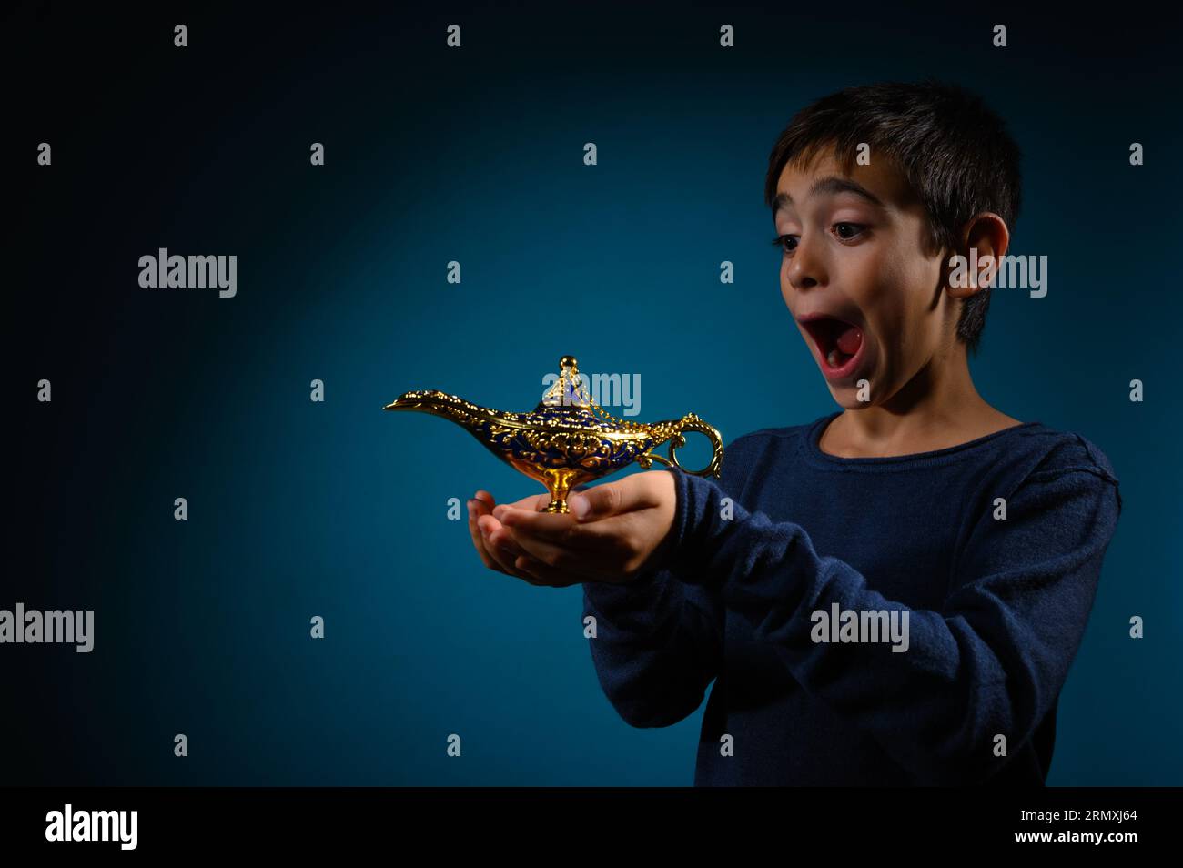 Child cartoon magician hi-res stock photography and images - Alamy