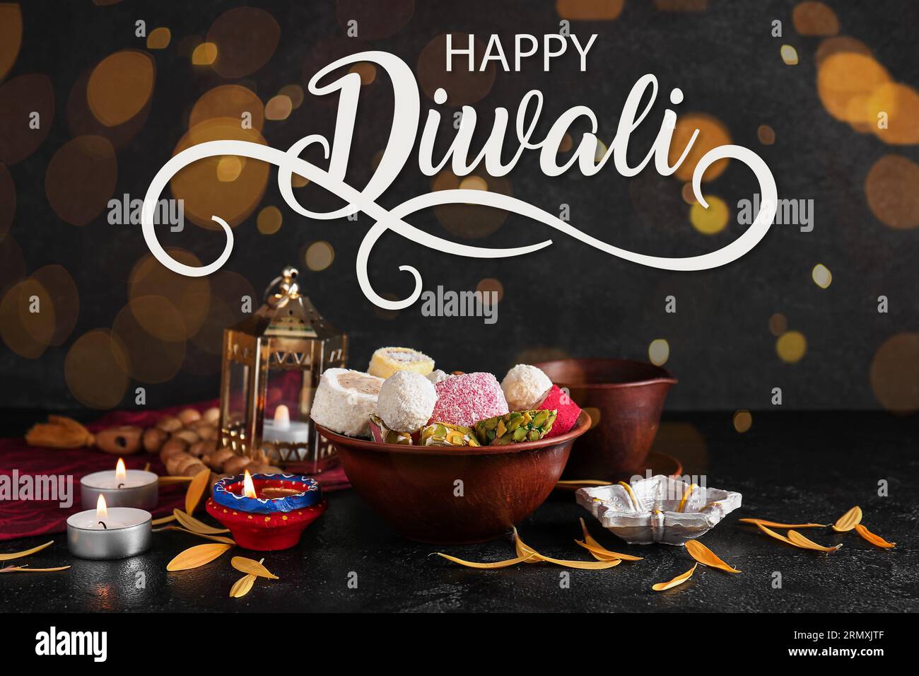Diwali Sweets Quotes Greeting Card For Happy Diwali (Festival Of