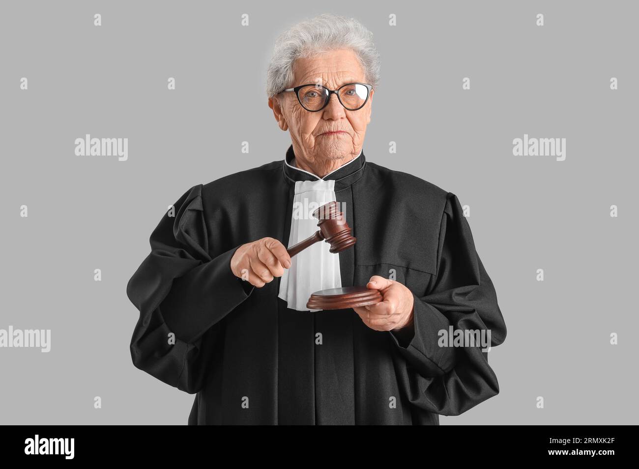 Senior judge gavel on hi-res stock photography and images - Alamy