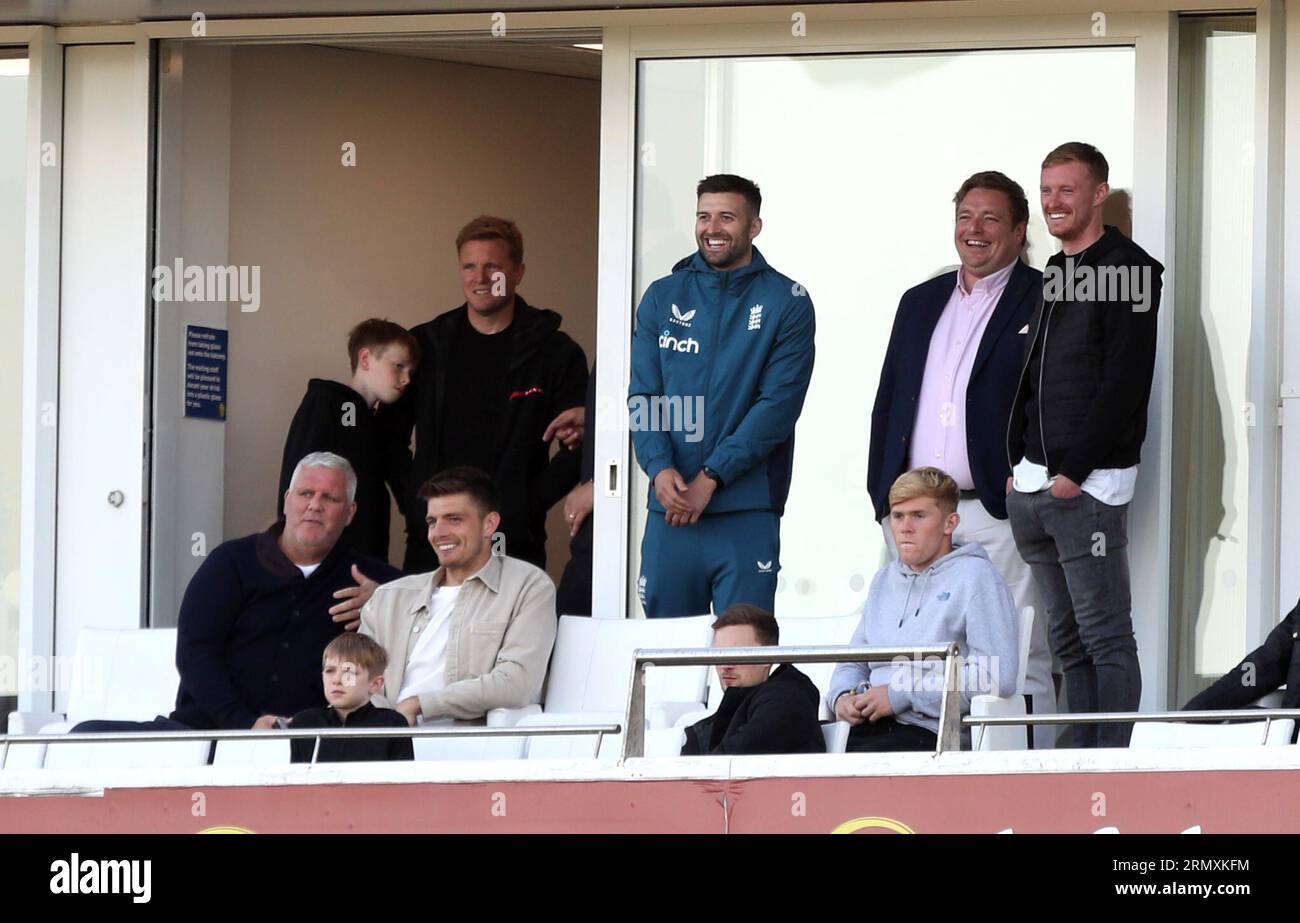 Mark wood cricketer hi-res stock photography and images - Alamy