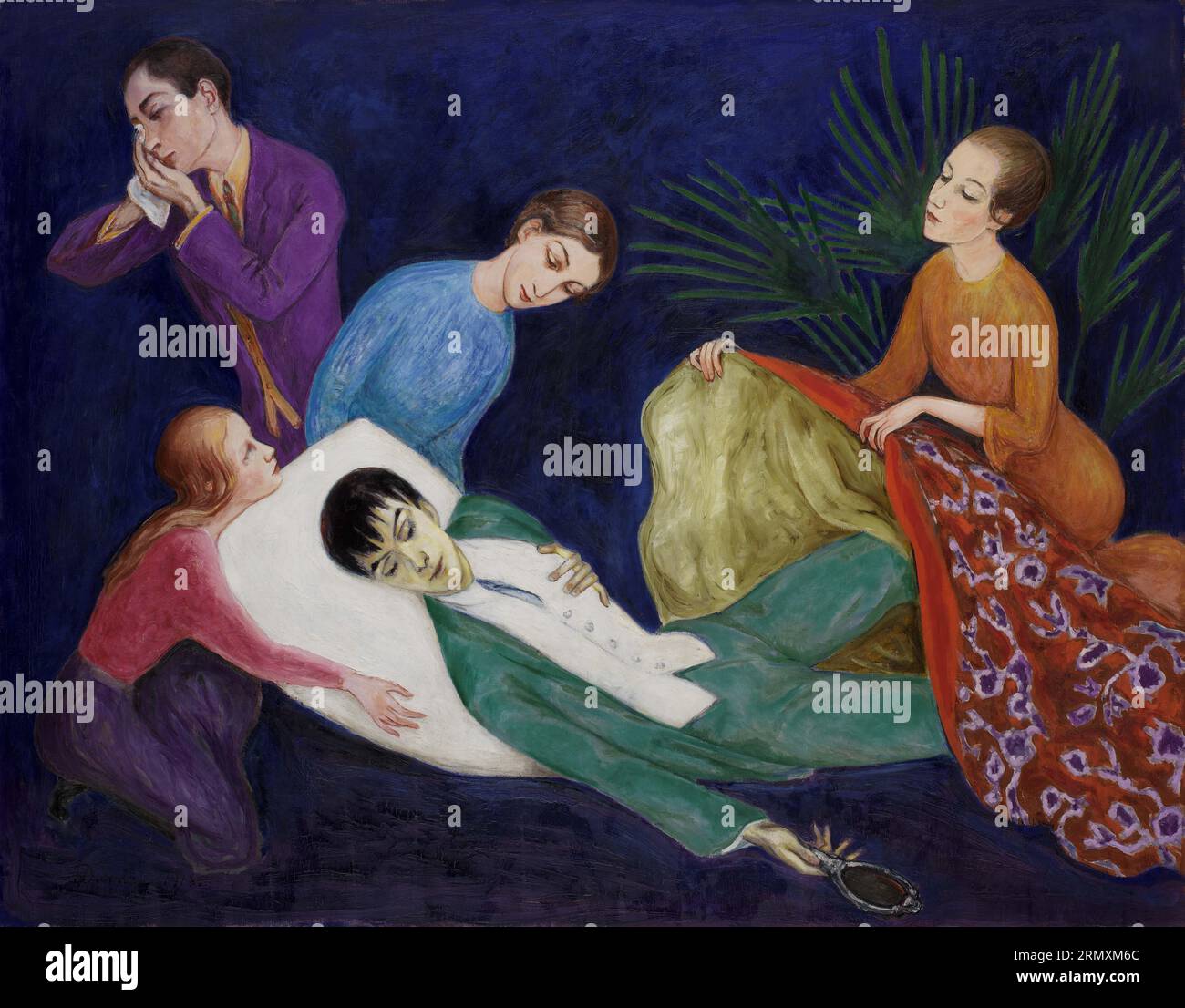 The Dying Dandy 1918 by Nils von Dardel Stock Photo - Alamy