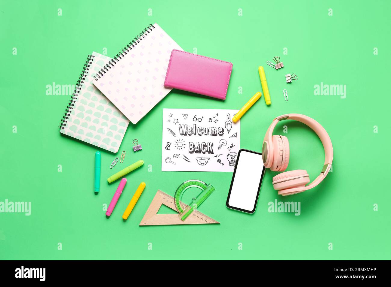 Welcome back card hi-res stock photography and images - Alamy