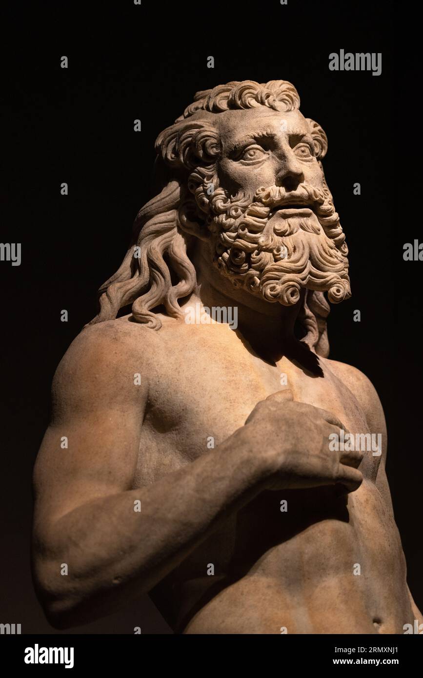Lazarus. Cristoforo Solari Bracket statue inside the Museum of Milan ...