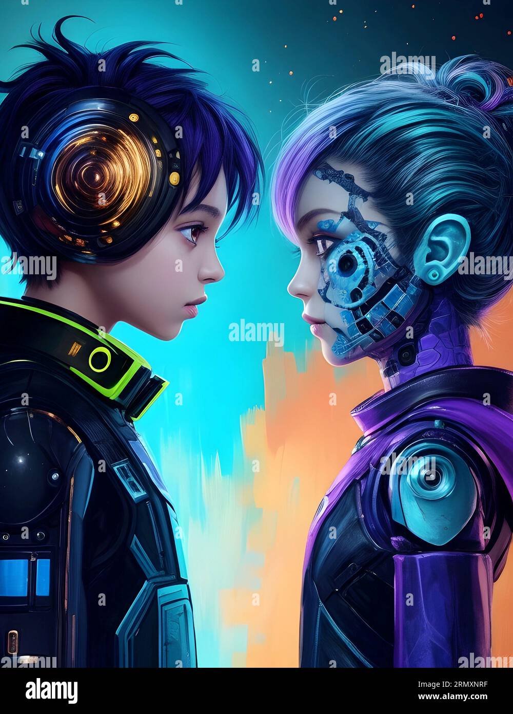 Androids children hi-res stock photography and images - Alamy