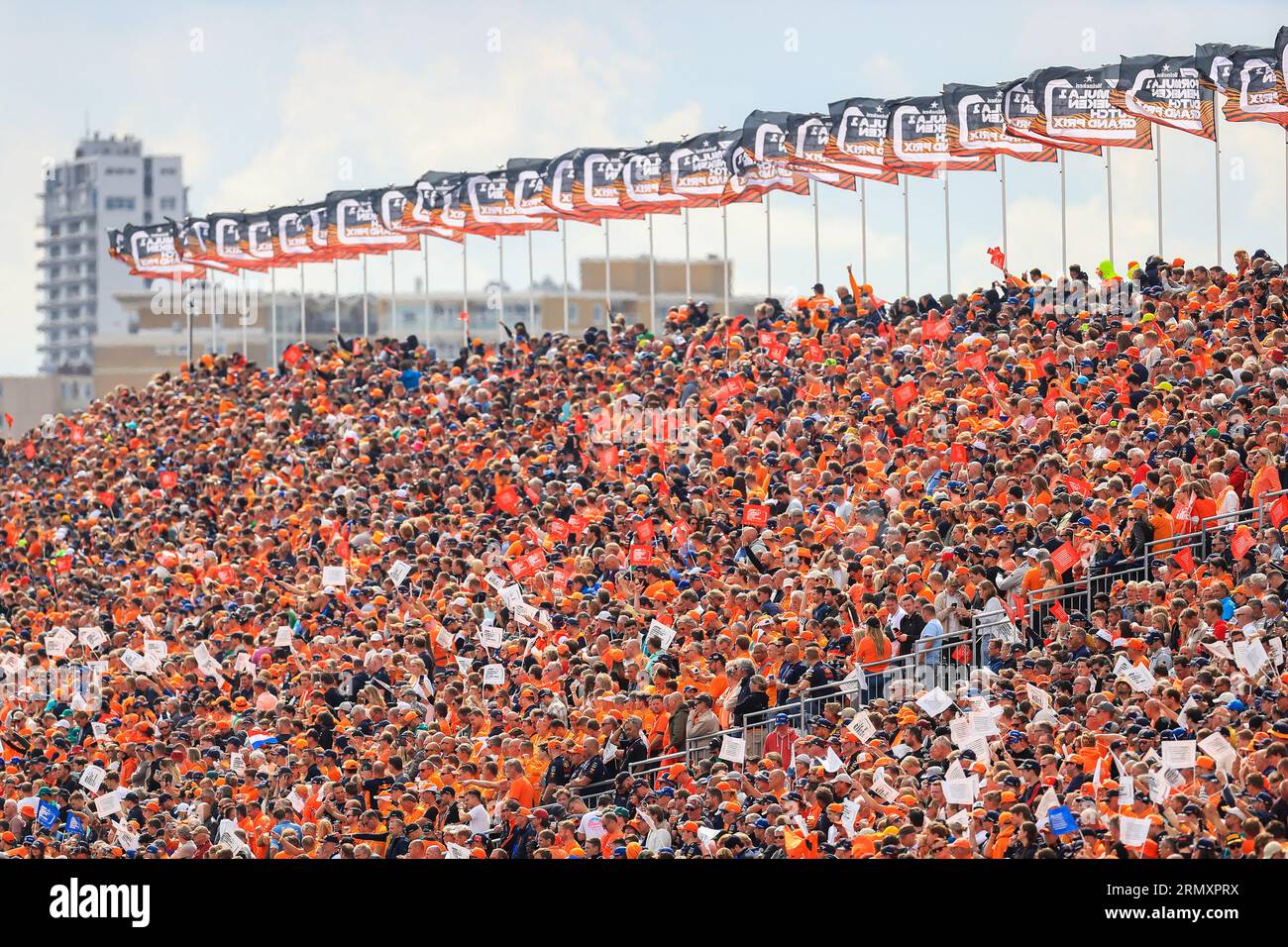 Fans in orange during the FORMULA 1 HEINEKEN DUTCH GRAND PRIX 2023 at ...