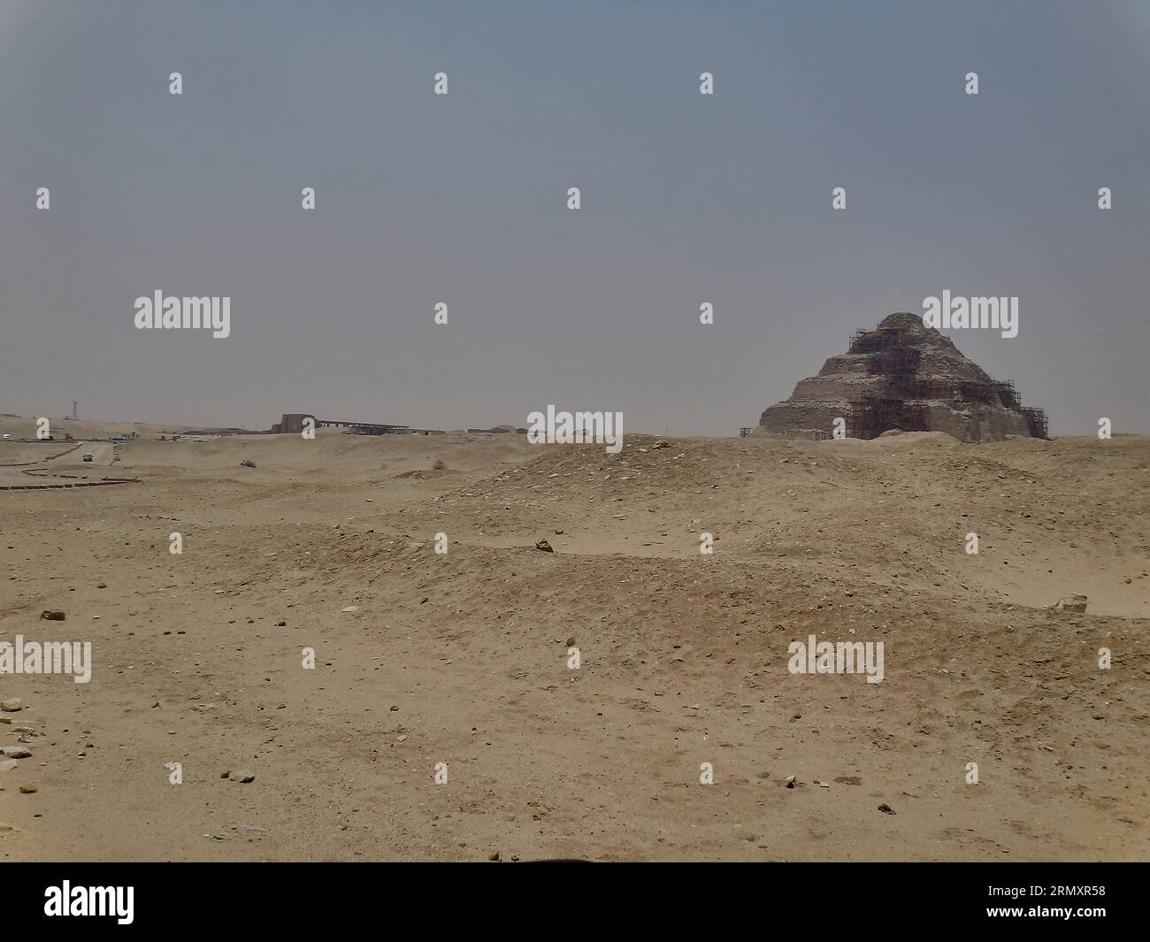 small step pyramid in the dry and arid desert of Egypt Stock Photo - Alamy