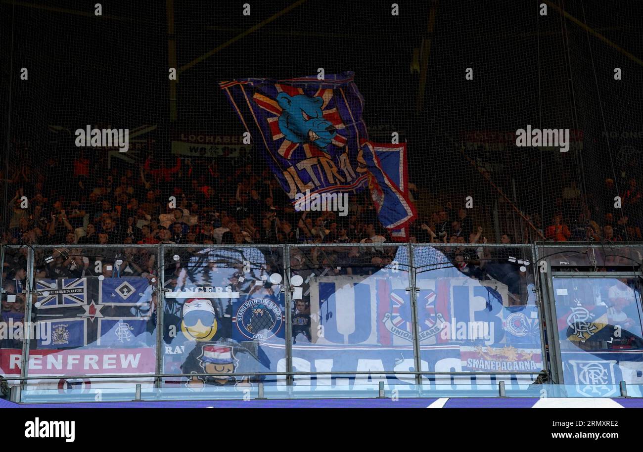 Rangers ultras hi-res stock photography and images - Alamy