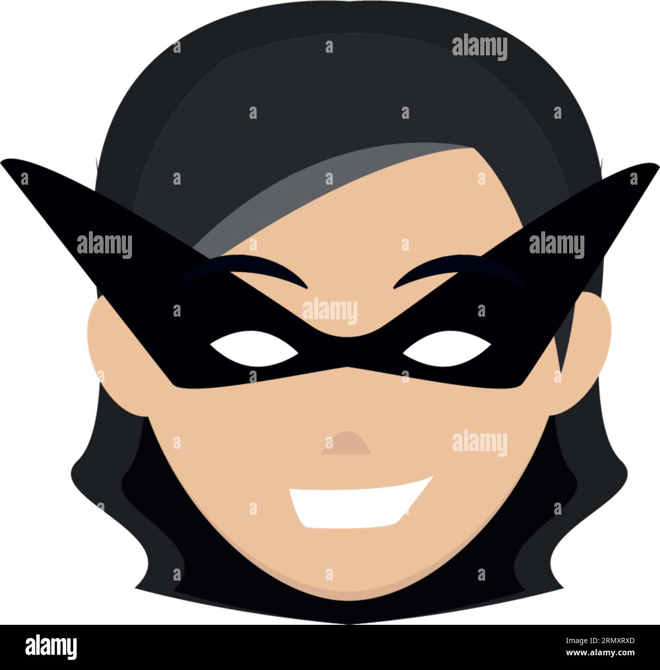 Female superhero logo Cut Out Stock Images & Pictures - Alamy