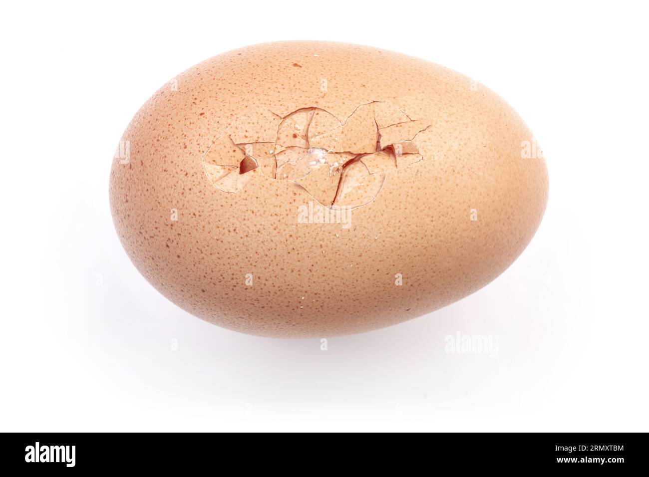 Broken Chicken egg isolated on white background Stock Photo - Alamy