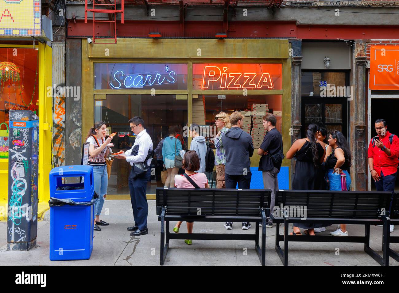 Scarr's Pizza, 35 Orchard St, New York, NYC storefront photo of a pizza ...