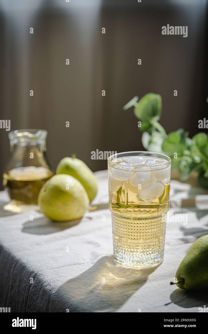 Juicy pear cider hi-res stock photography and images - Alamy
