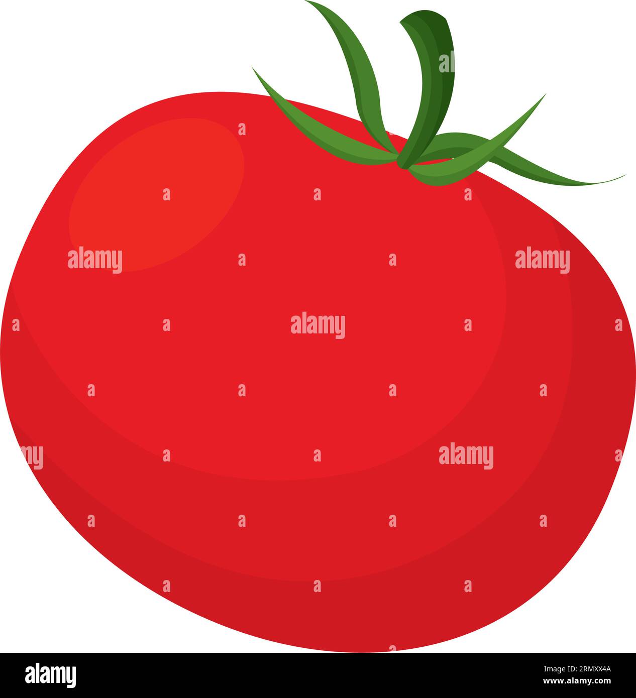 Isolated tomato flat design Stock Vector Images - Alamy