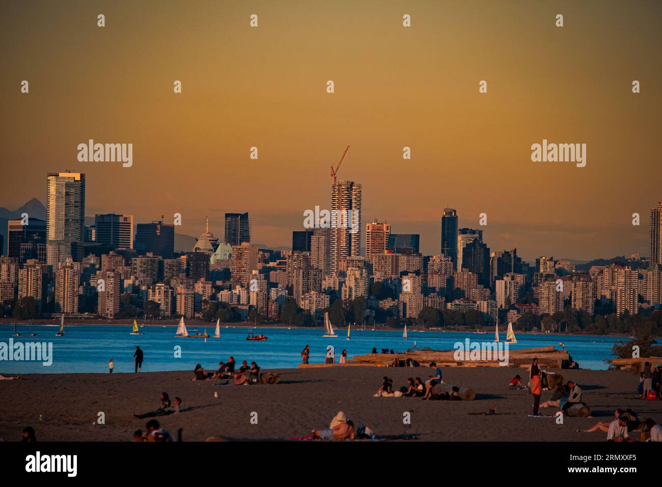 Vancouver Spanish Banks Beach Views Stock Photo - Alamy