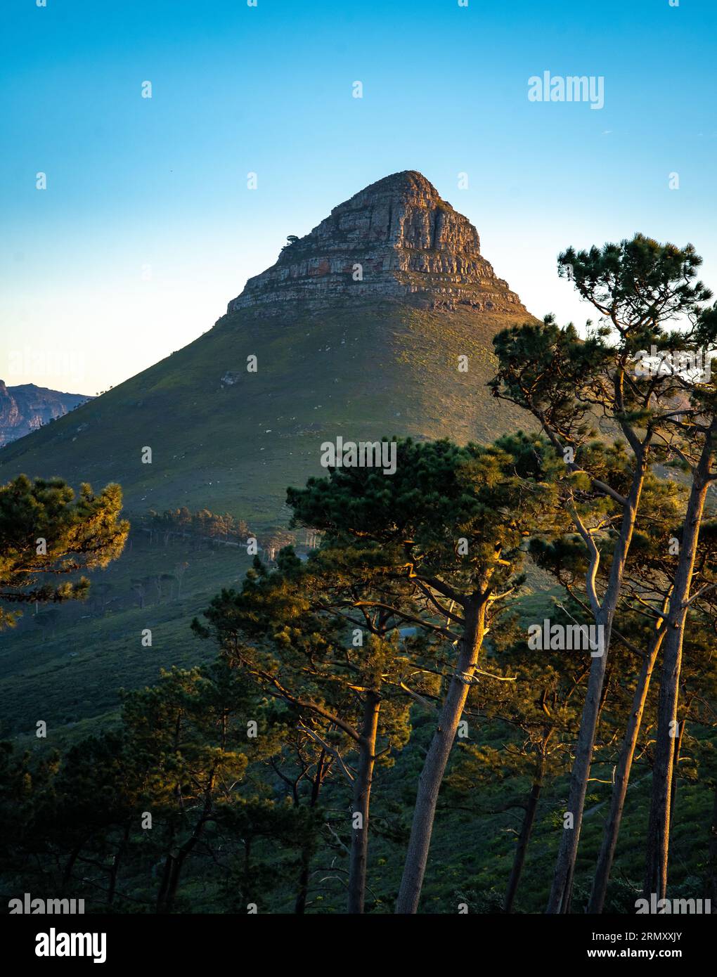 Signal Hill sunset viewpoint over Cape Town in Western Cape, South ...