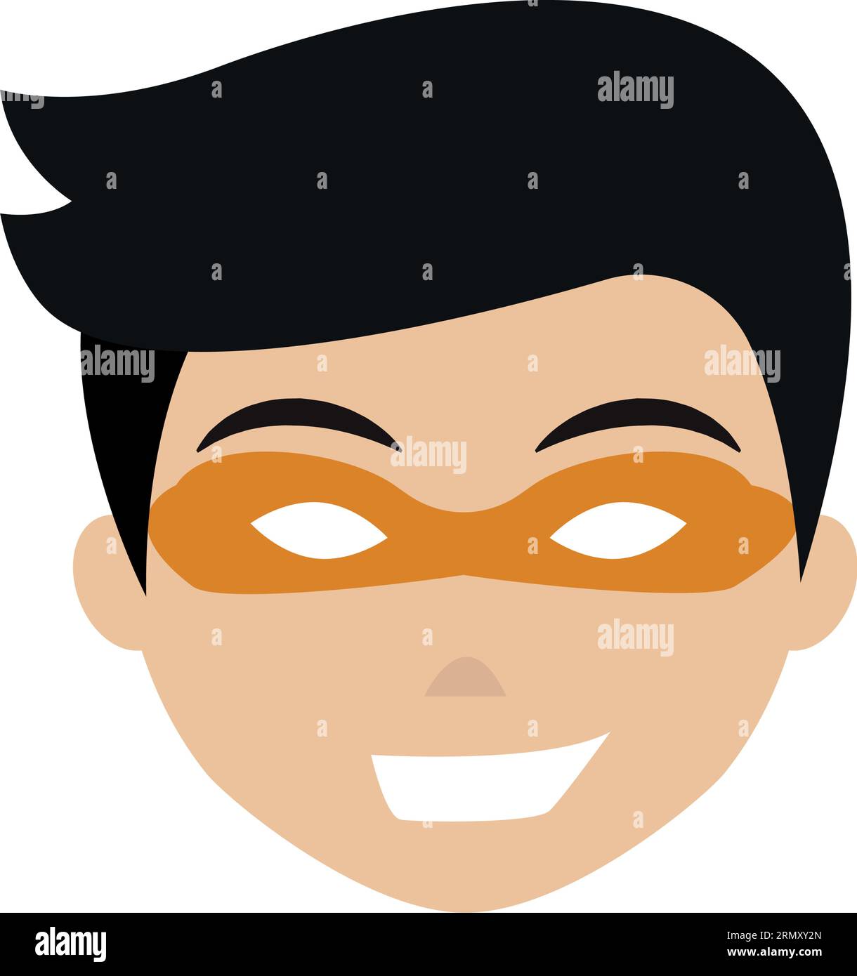 Boy cartoon cute illustration superhero vector Cut Out Stock Images ...