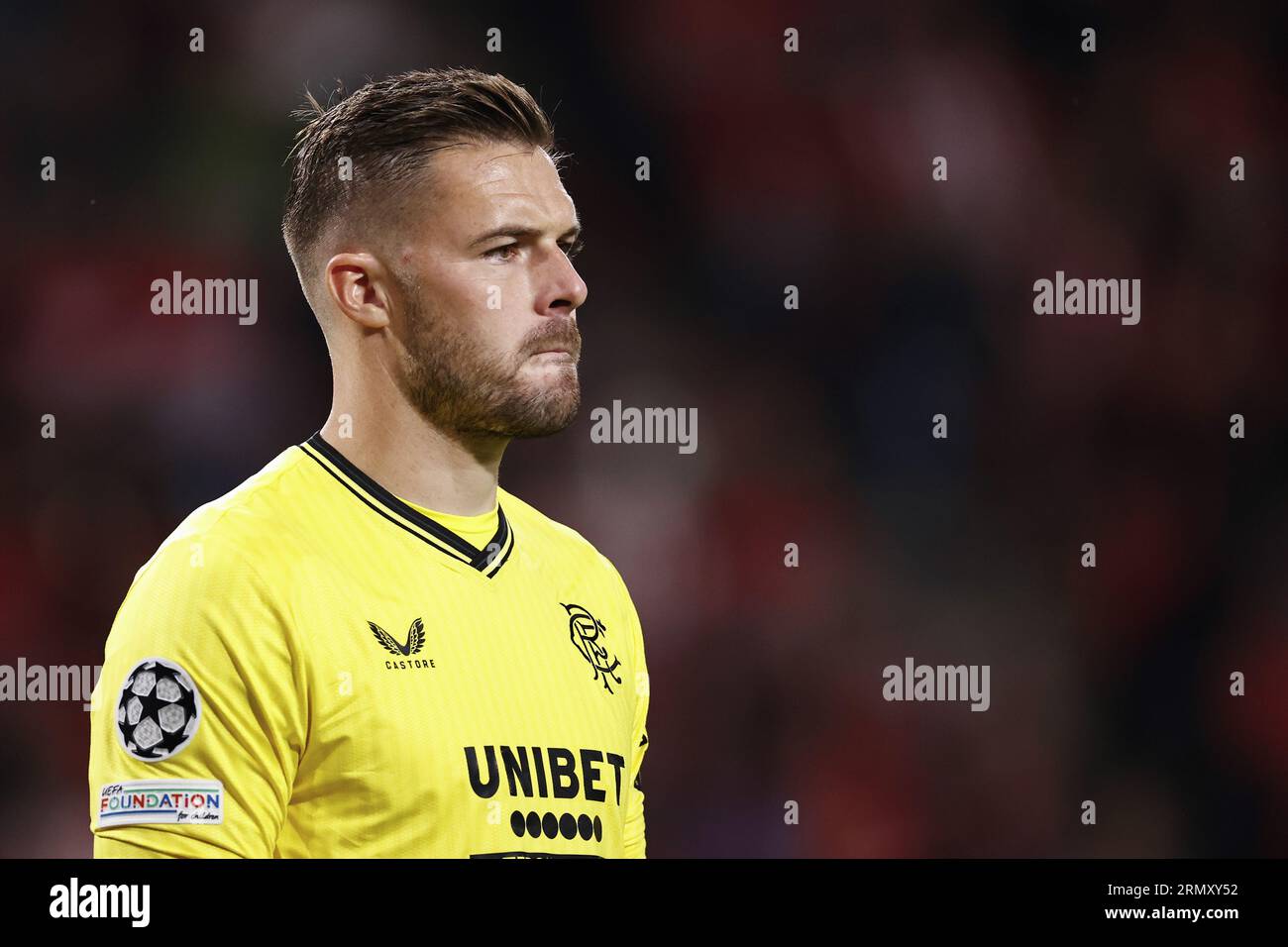 EINDHOVEN - Rangers FC goalkeeper Jack Butland during the UEFA ...