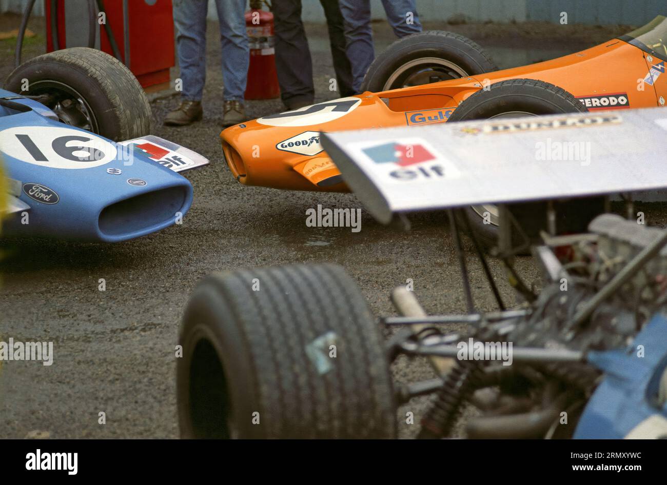 Formula 1 cars at the 1969 United States Formula 1 Grand Prix at the ...