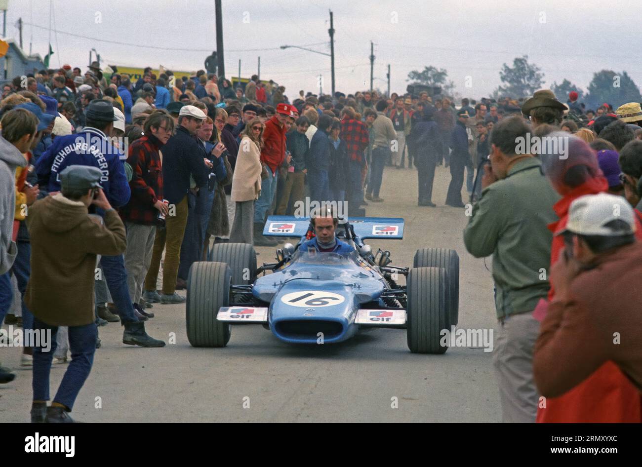 Matra MS84 of Johnny Servoz-Gavin at the 1969 United States Formula 1 ...