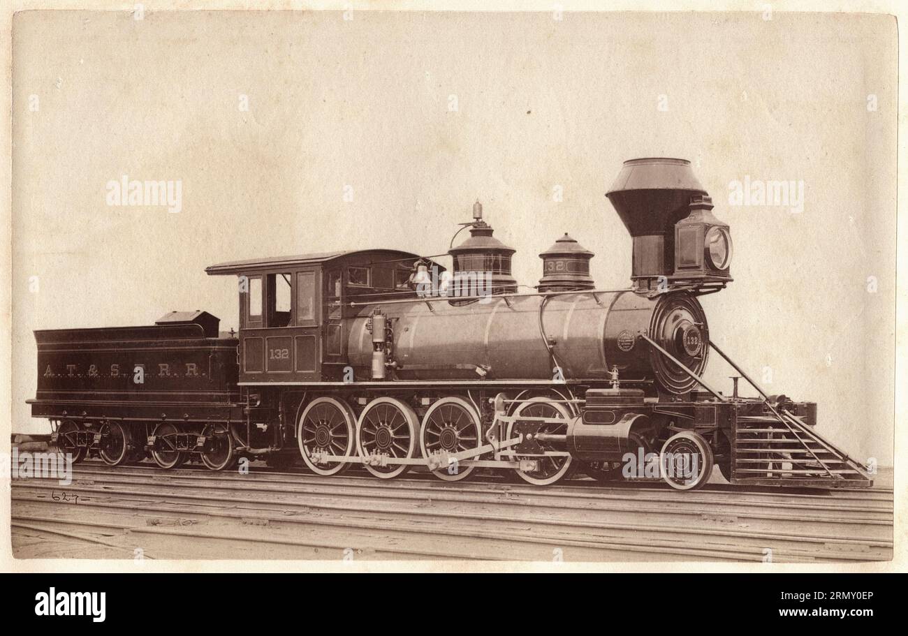 Consolidation Type Freight Locomotive, 1881 Stock Photo - Alamy