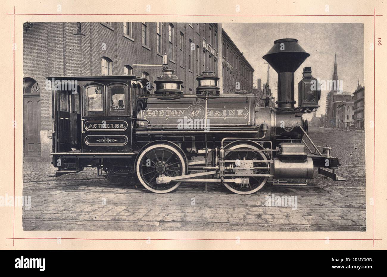 Tank Switching Engine, 1871 Stock Photo - Alamy