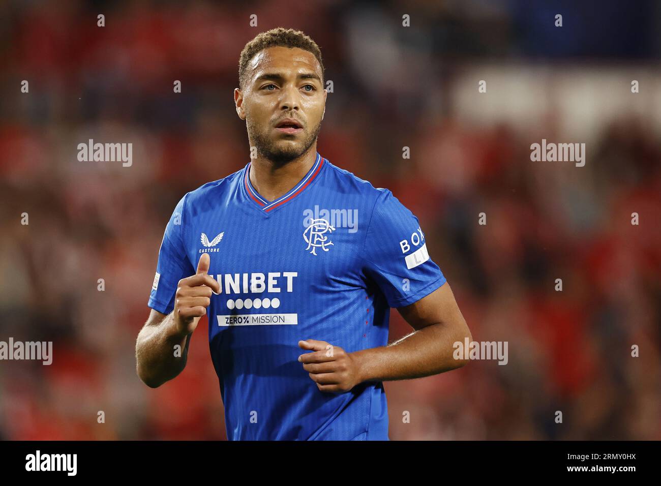 EINDHOVEN - Cyriel Dessers of Rangers FC during the UEFA Champions ...