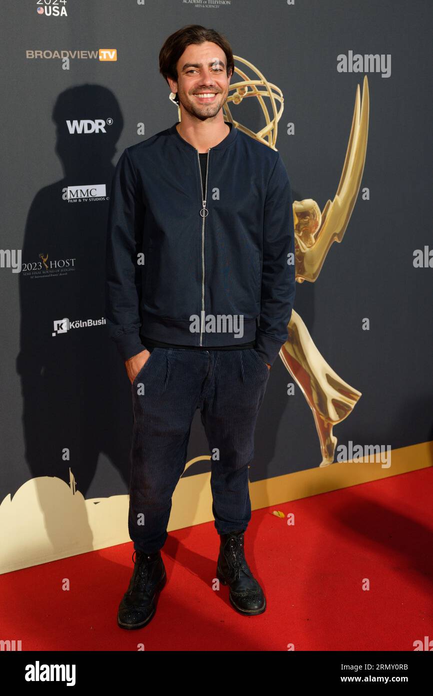 Cologne, Germany. 30th Aug, 2023. Florian Wünsche, actor, arrives at ...