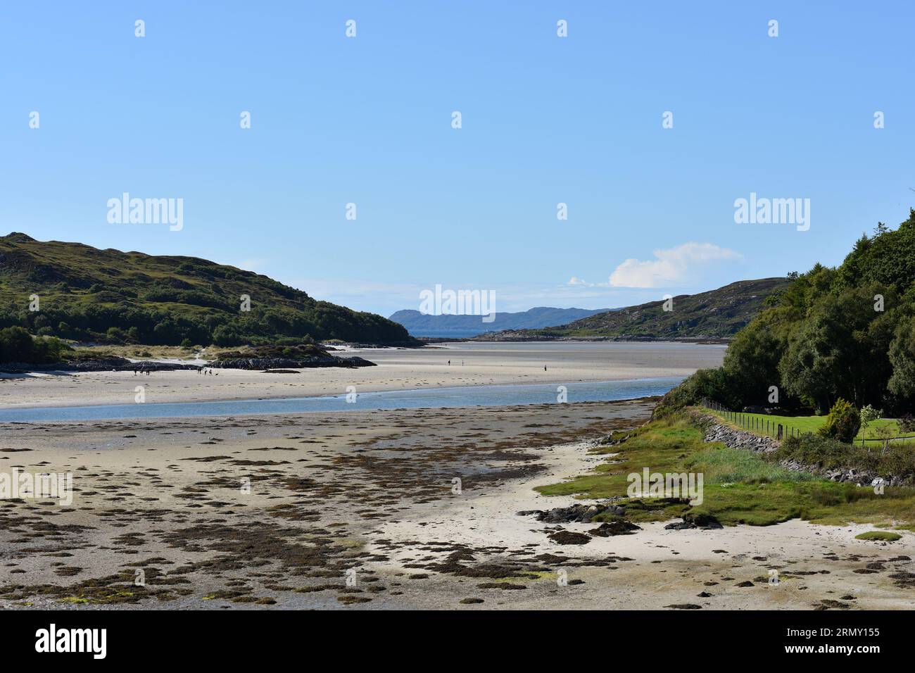 The white sands of Morar Stock Photo - Alamy