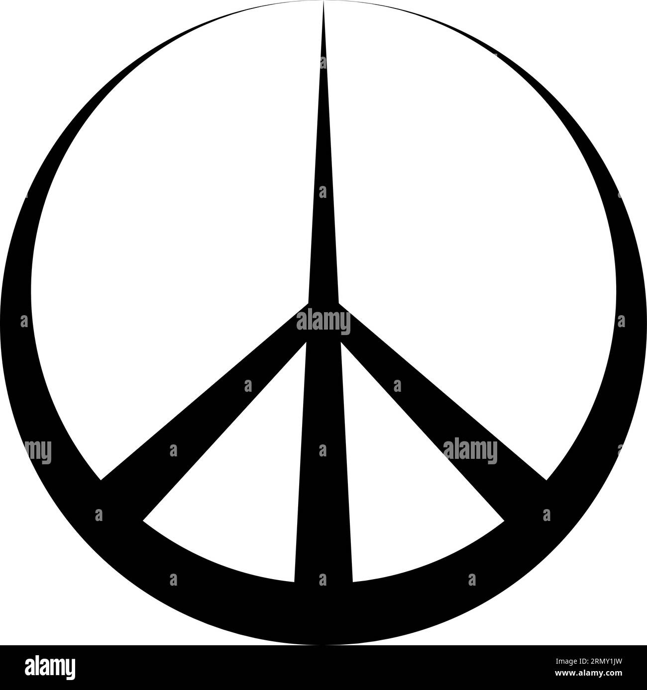 Peace symbol Pacific conciliatory sign disarmament anti war movement ...