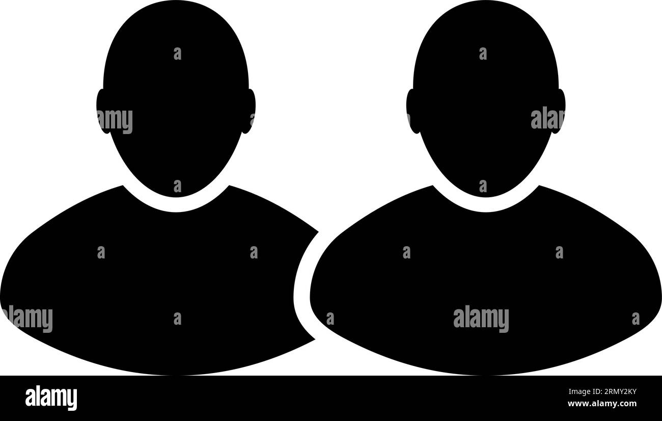 Icon 2 person groups people community concept corporate team group ...