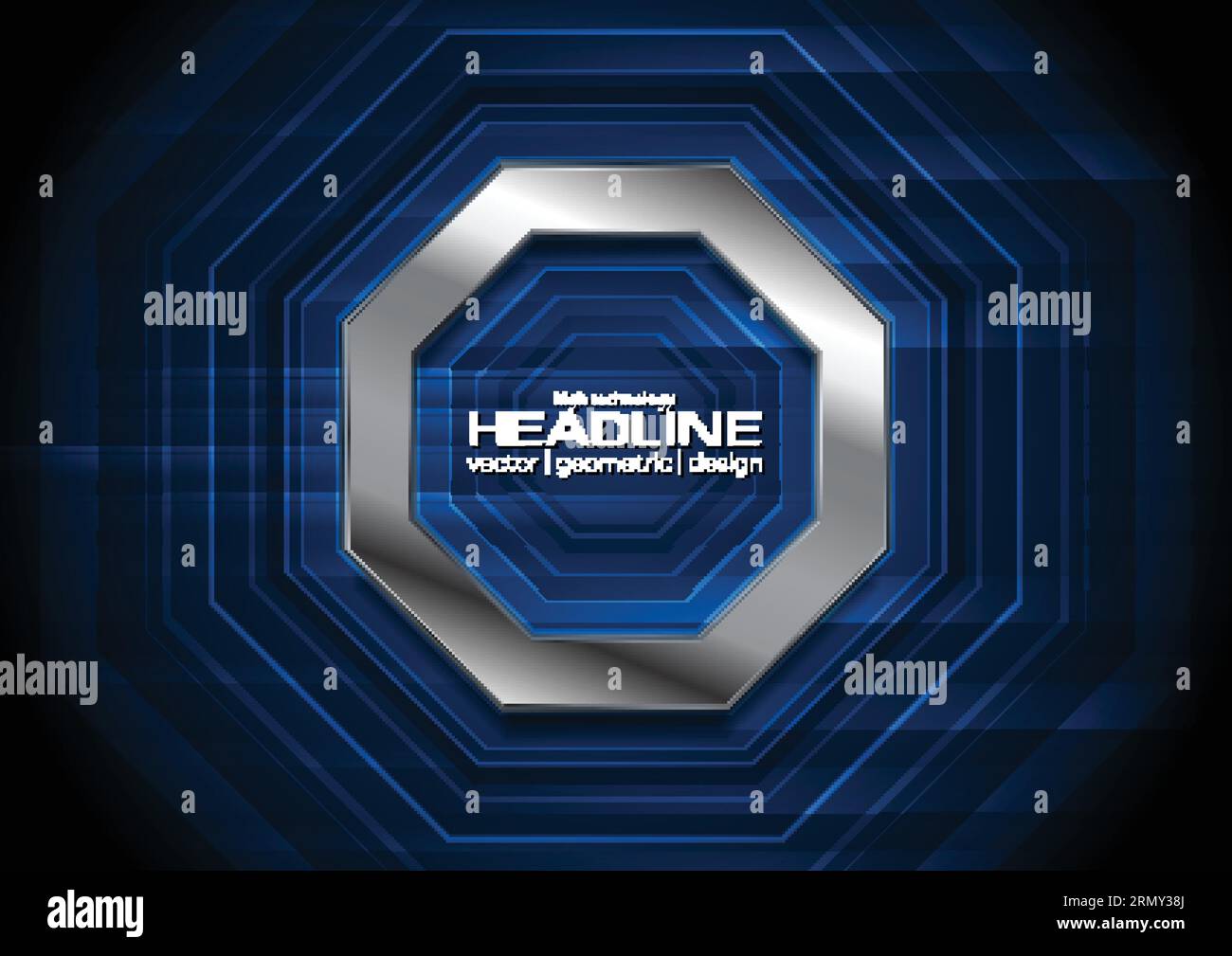 Octagon vector vectors hi-res stock photography and images - Alamy